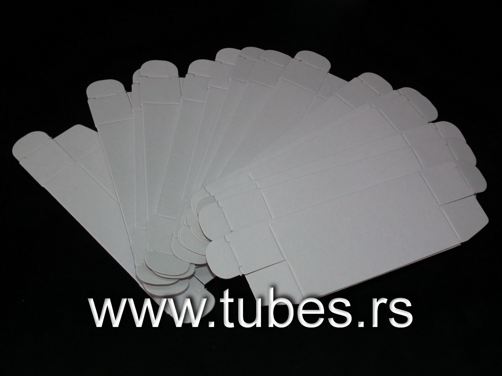 100 pcs White Tube Boxes for Audio tubes ECC81 ECC83 E88CC EL84 ECC803 ...